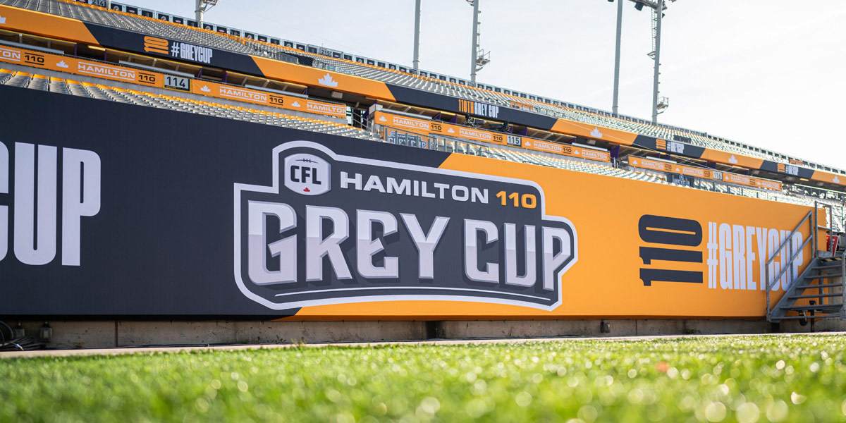 Barrie Company Dresses Festival and Stadium for the 110th Grey Cup